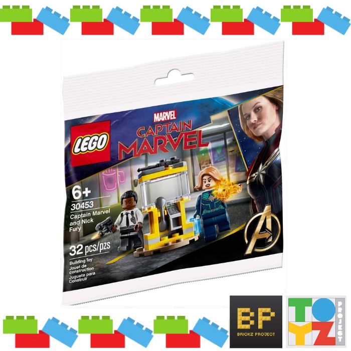 Jual Lego 30453 - Polybag Captain Marvel and Nick Furry | Shopee Indonesia
