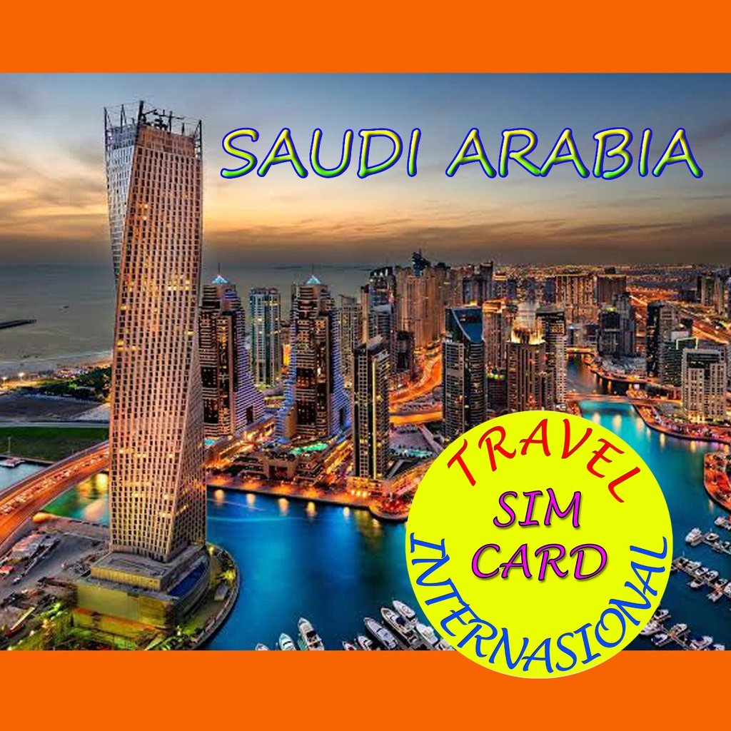 Jual COD Sim Card Umroh Haji Internet Arab Saudi Arabia Simcard Data ...