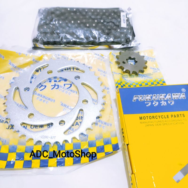 Jual Gear Set Byson Byson Fi Original Fukukawa 40T - 14T - 128L 428H ...