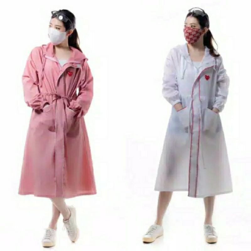 Jual Jaket style Korea Apd Bordir love Jaket Waterproof pelindung diri ...