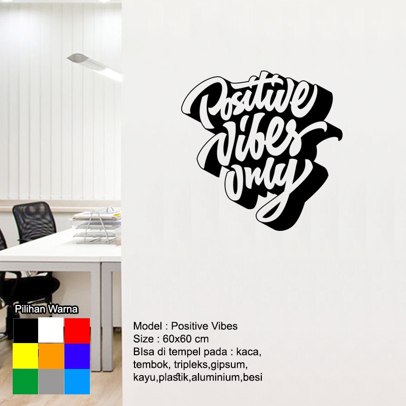 Jual Stiker Kata Kata Motivasi Dinding dan Kaca Kantor Quotes Cutting ...