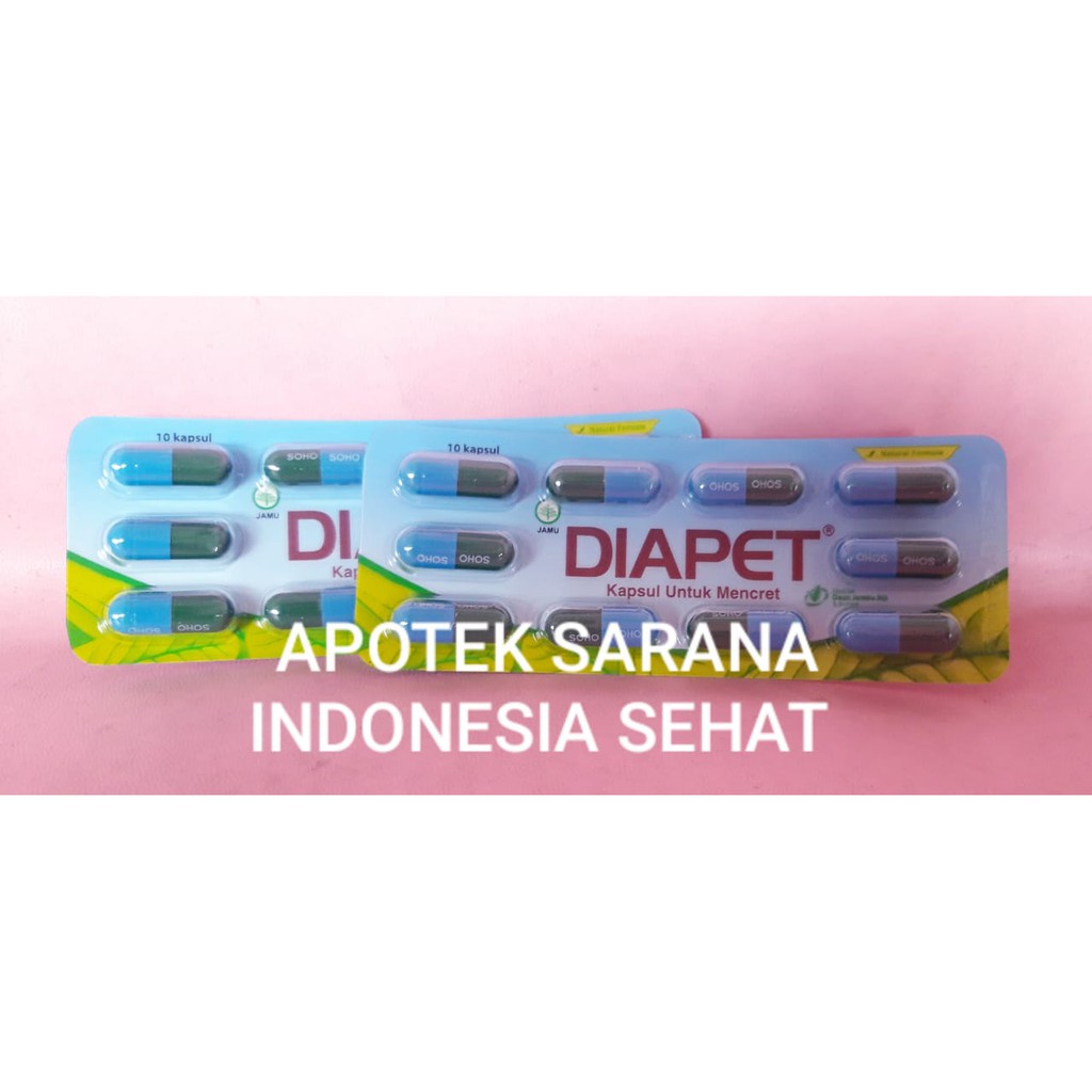 Jual Diapet tab Obat Diare isi 10 tab | Shopee Indonesia