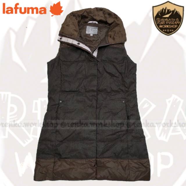 Jual Lafuma Airzenin Goose Down Vest - Brown | Shopee Indonesia