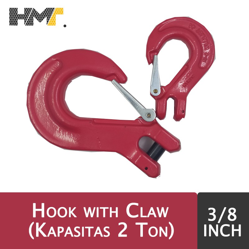 Jual Hook with Claw Kapasitas 2T (Ton) / 3/8" (inch) | Shopee Indonesia