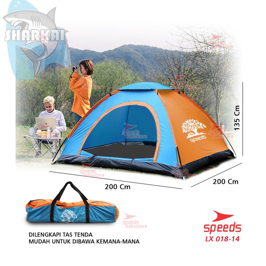 Jual TENDA CAMPING KAPASITAS LUAS 3-4 ORANG TENDA GUNUNG CAMO MODEL ...