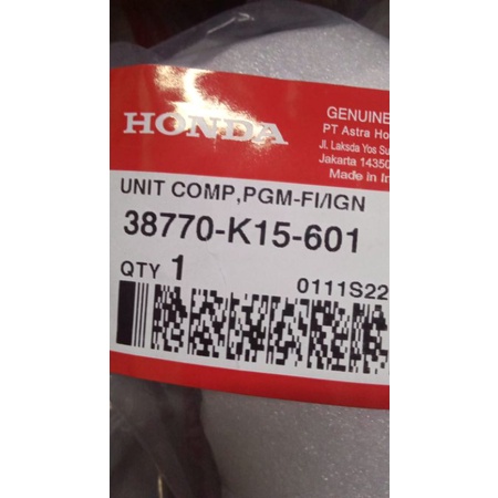 Jual UNIT COMP PGM-FI/IGN NEW CB150R LED ECU ECM NEW CB150R LED ...