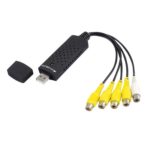Jual EASYCAP USB 2.0 VIDEO CAPTURE ADAPTER 4 CHANNEL EASY CAPTURE TV ...