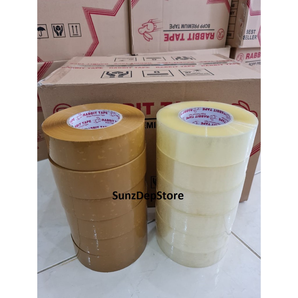 Jual LAKBAN 2 INCH x 500 YARD / LAKBAN 45mm 500YARD 300M / KUALITAS ...