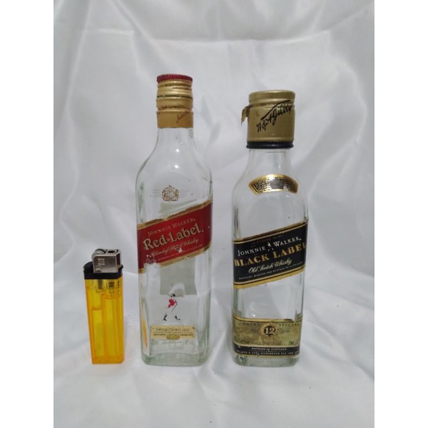 Jual Botol bekas paket : red, black 300 ml | Shopee Indonesia