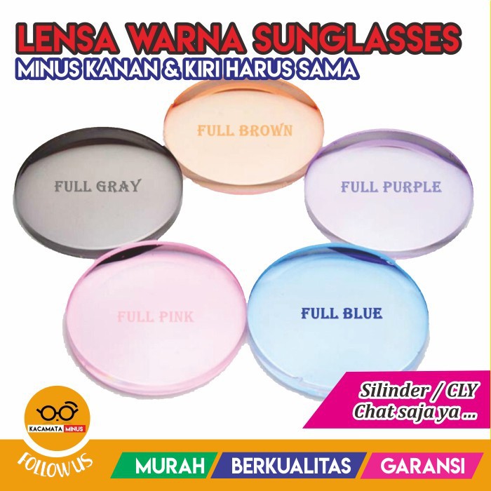 Jual Lensa Kacamata Minus UV Lensa Warna Gradasi | Shopee Indonesia