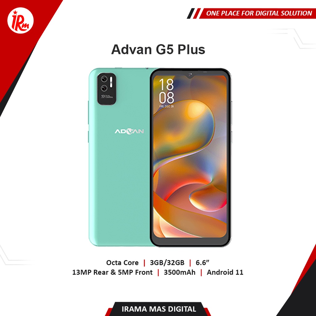 Jual Advan G5 Plus - 3GB/32GB (Black, Green) | Shopee Indonesia