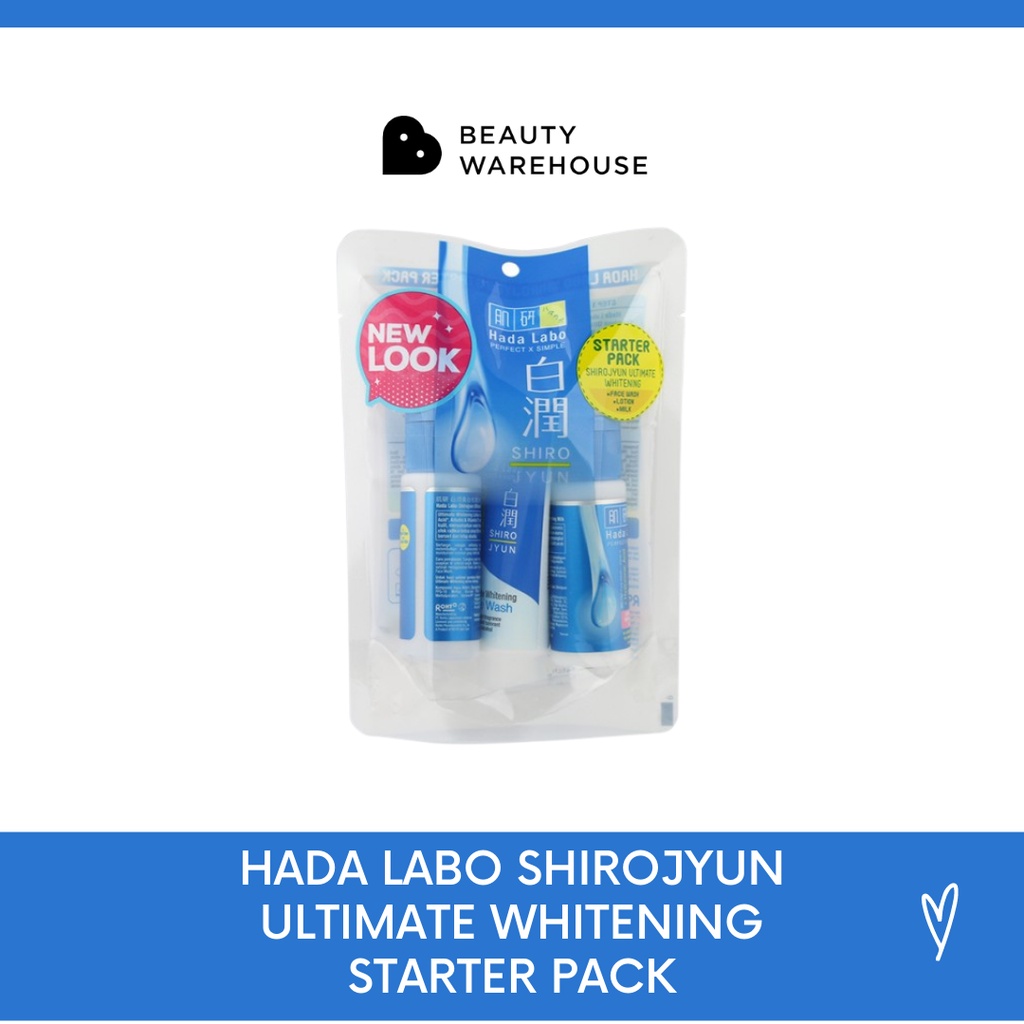 Jual Hada Labo Shirojyun Starter Pack Ultimate Whitening Packaging Baru ...