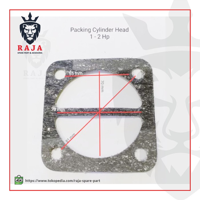 Jual Packing cylinder head 1-2 hp kompresor angin | Shopee Indonesia
