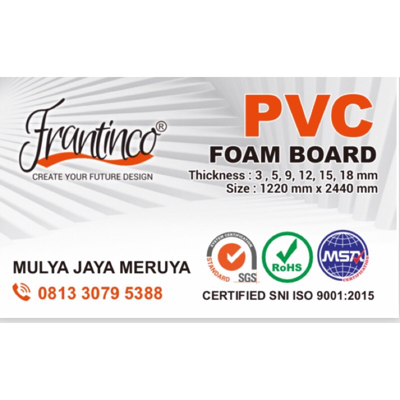 Jual Pvc foam board ukuran triplek 1,22m x 2,44m | Shopee Indonesia