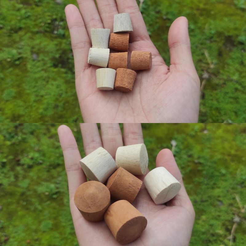 Jual [Extra] Tutup Botol Kayu Gabus Ukuran Small Medium | Shopee Indonesia