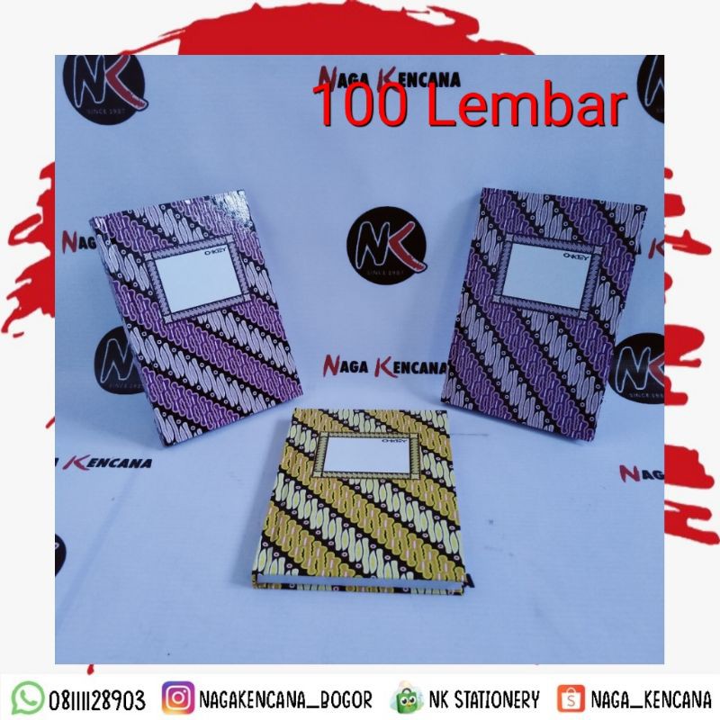 Jual Buku Hardcover Octavo Okey 100 Lembar | Shopee Indonesia