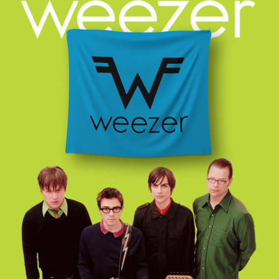 Jual BENDERA AMERICAN ROCK BAND WEEZER POSTER KAIN | Shopee Indonesia