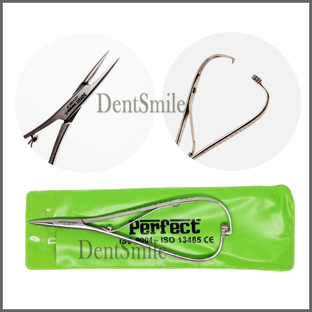 Jual Instrument dental needle holder mathieu stainless 14cm made in ...