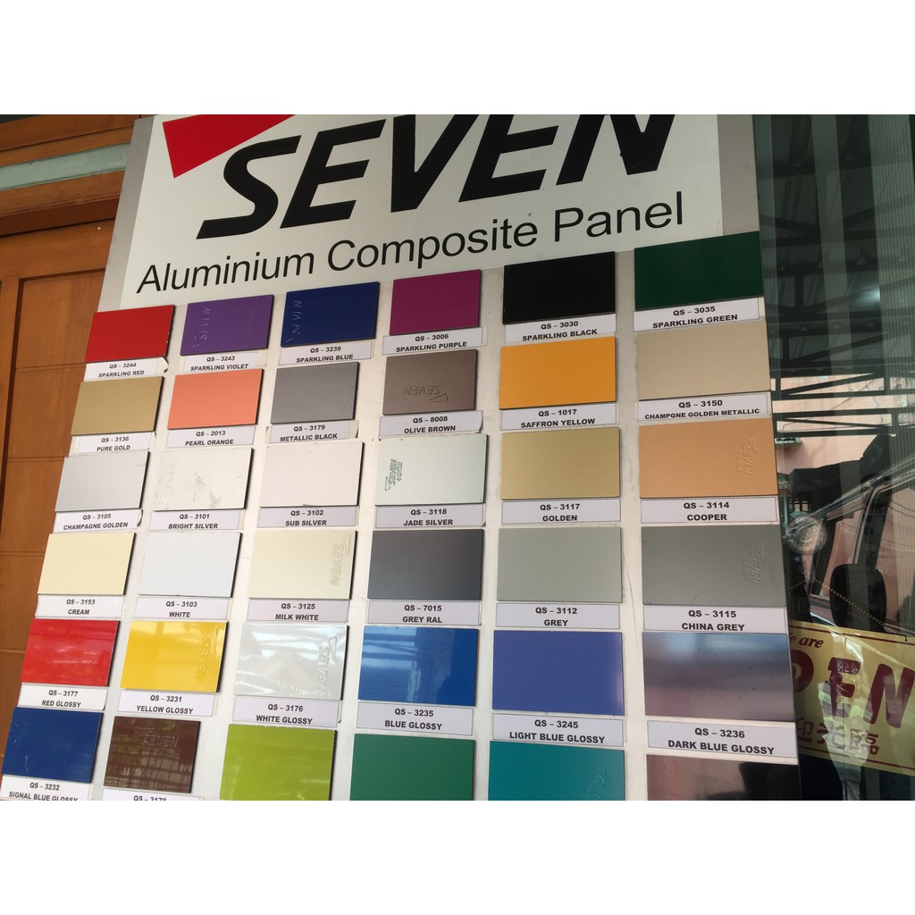 Jual ACP SEVEN 4 MM EKSTERIOR PVDF SPECIAL COLOR SIDOARJO ORDER MINIMAL ...