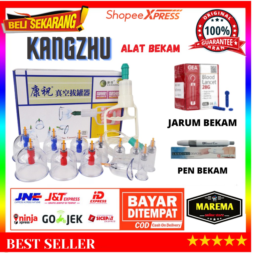Jual KOP ANGIN KANGZHU ISI 6-12 KOP - ALAT BEKAM KZ Kang Zhu Original | Shopee Indonesia