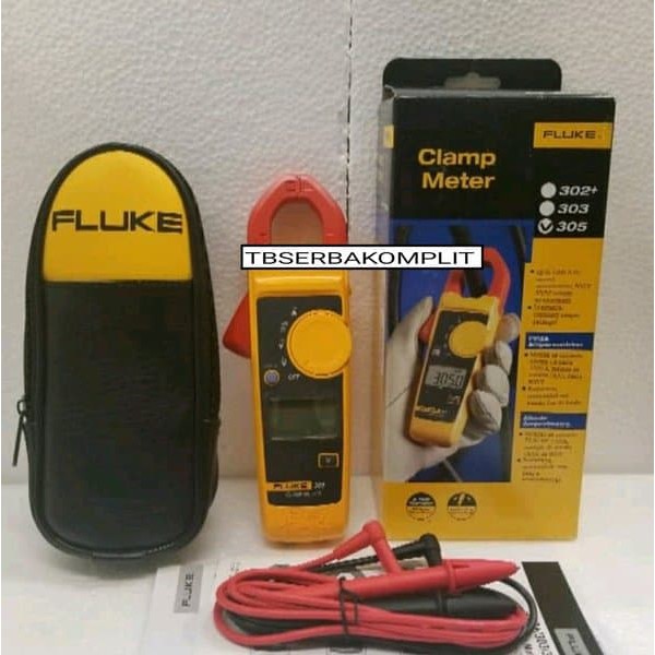 Jual Fluke 305 Digital Clamp Meters 1000A Tang Amper Meter 1000 Ampere ...