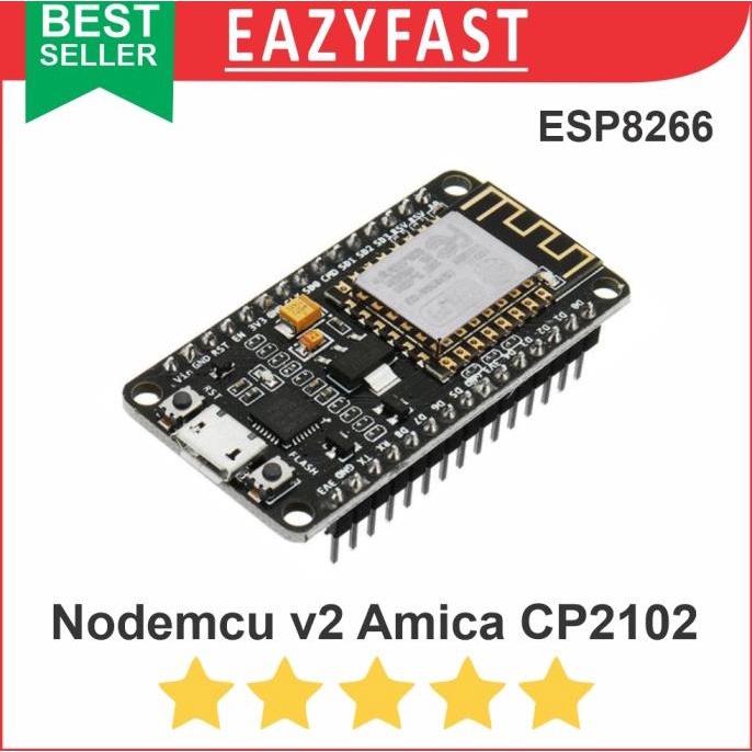 Jual NodeMCU v2 Amica LUA WiFi CP2102 ESP8266 ESP12 IoT Internet Module ...