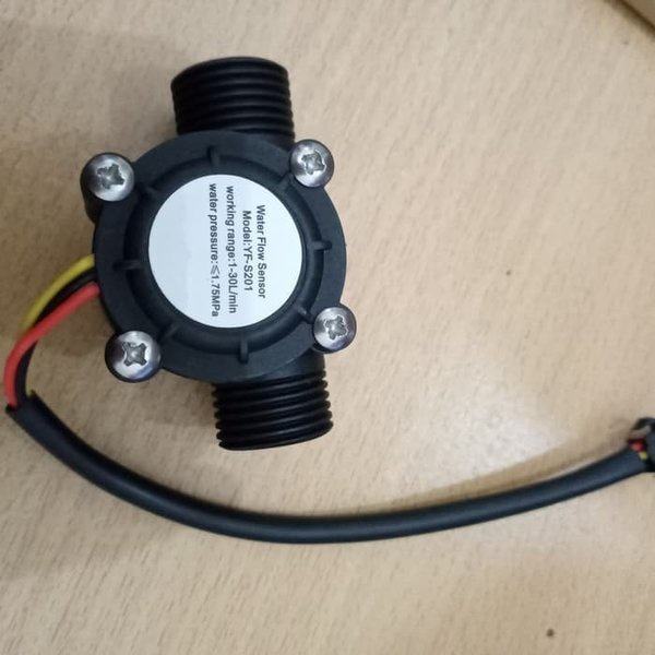 Jual Water Flow Meter Sensor YF S201B G setengah inch New | Shopee ...