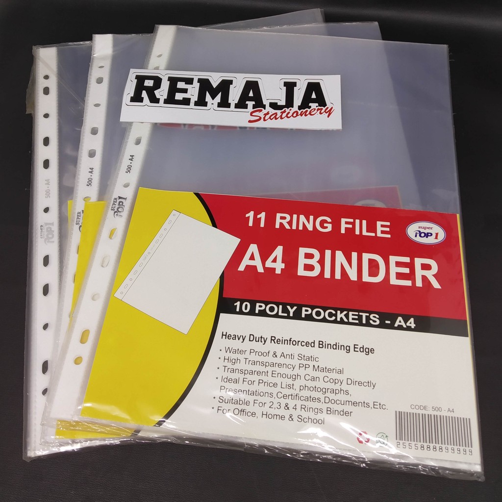 Jual Plastik Ordner/ Sheet Protector A4 | Shopee Indonesia