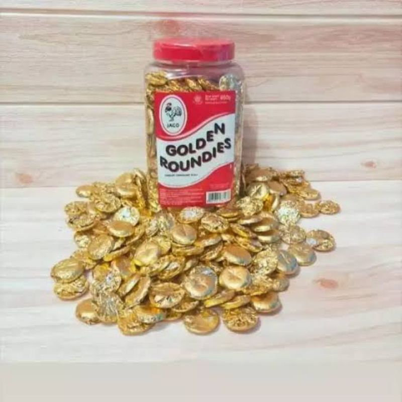 Jual TERMURAH! ( 1 BIJI ) Coklat Koin Golden Roundies - Jajan Jadul ...