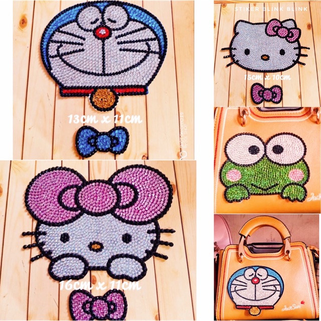 Jual Tas sticker blink utk tempel ke tas stiker tas hello kitty keropi ...
