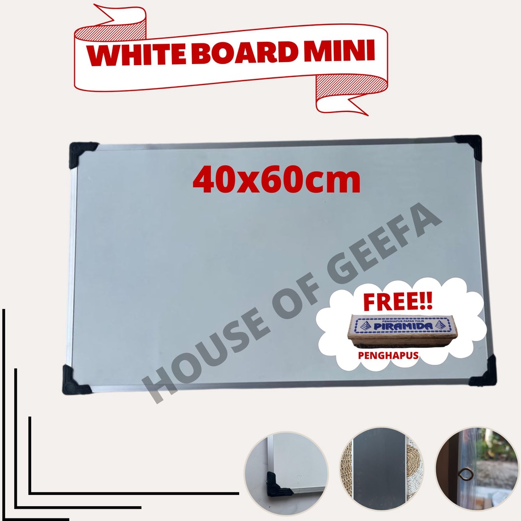 Jual House of Geefa - White Board Papan Tulis Anak MIni Untuk Sekolah ...