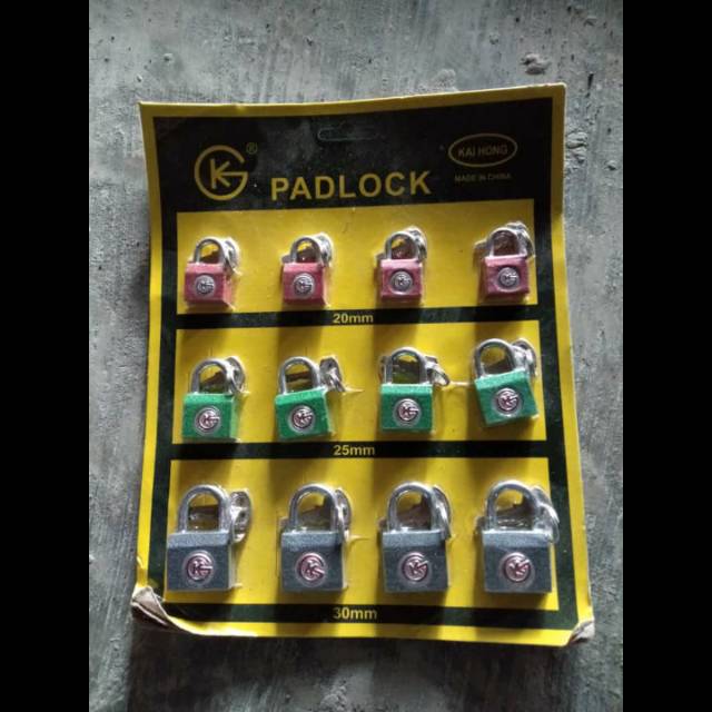 Jual Gembok set 25mm,30mm,40mm | Shopee Indonesia