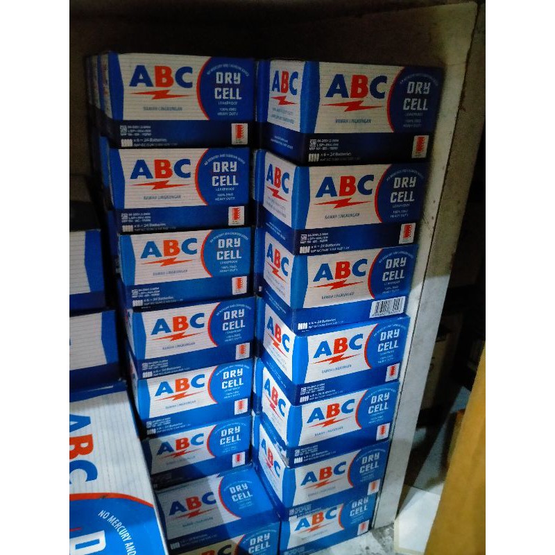 Jual BATERAI ABC UK AA/R6P UNTUK JAM DINDING, PER BOX | Shopee Indonesia