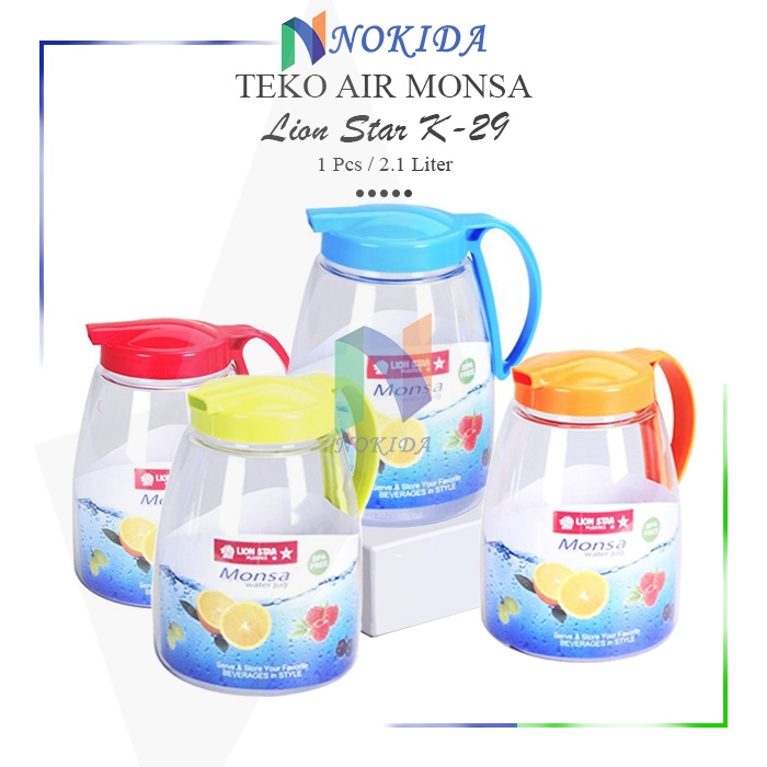 Jual Nokida Water Jug Lion Star Monsa K-29 [2,1 Liter] / Teko Teh Dan Kopi / Teko Serbaguna ...