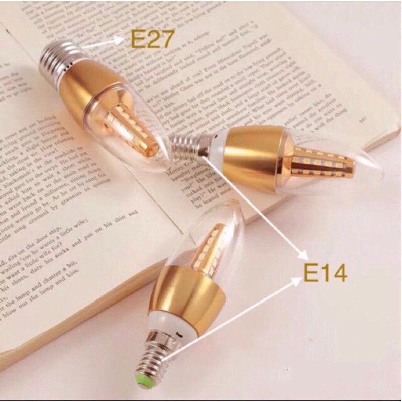 Jual LED CANDLE 5W Fitting E14 PUTIH LAMPU HIAS 5 W Watt E 14 LILIN GANTUNG | Shopee Indonesia