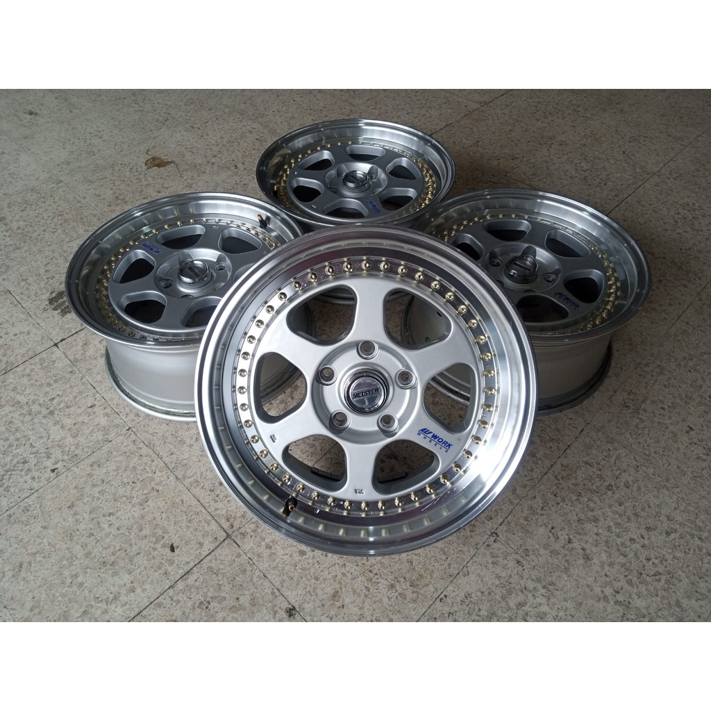 Jual VELG MOBIL BEKAS WORK MEISTER RING 16X7,5 PCD 5X114 ET35 | Shopee ...