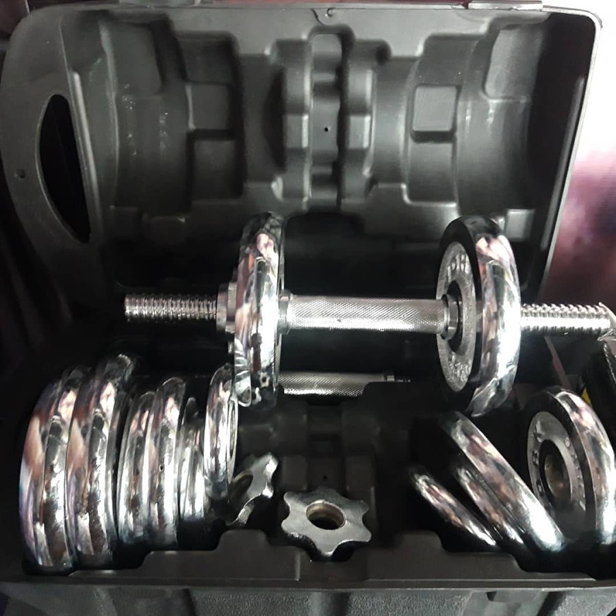 Jual dumbell set 20kg box | Shopee Indonesia