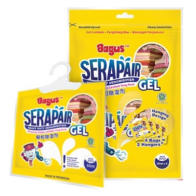 Jual Bagus Serap Air Gel Gantung Serapair Hanger 4 X 50 ml | Shopee ...