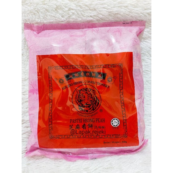 Jual Ma Ti Su Heong Peah Sesame Pastry Biscuit Tiger Head Brand 550gram ...