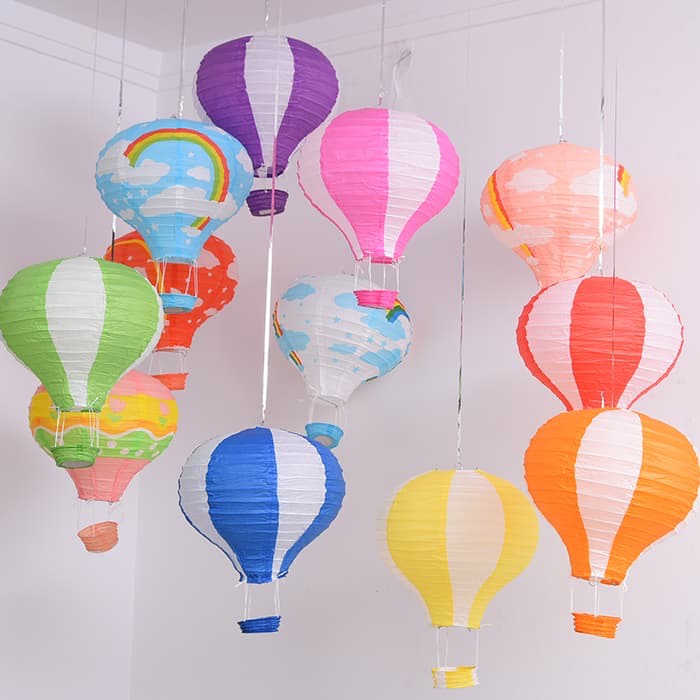 Jual Lampion Balon Udara Lampion Kertas | Shopee Indonesia