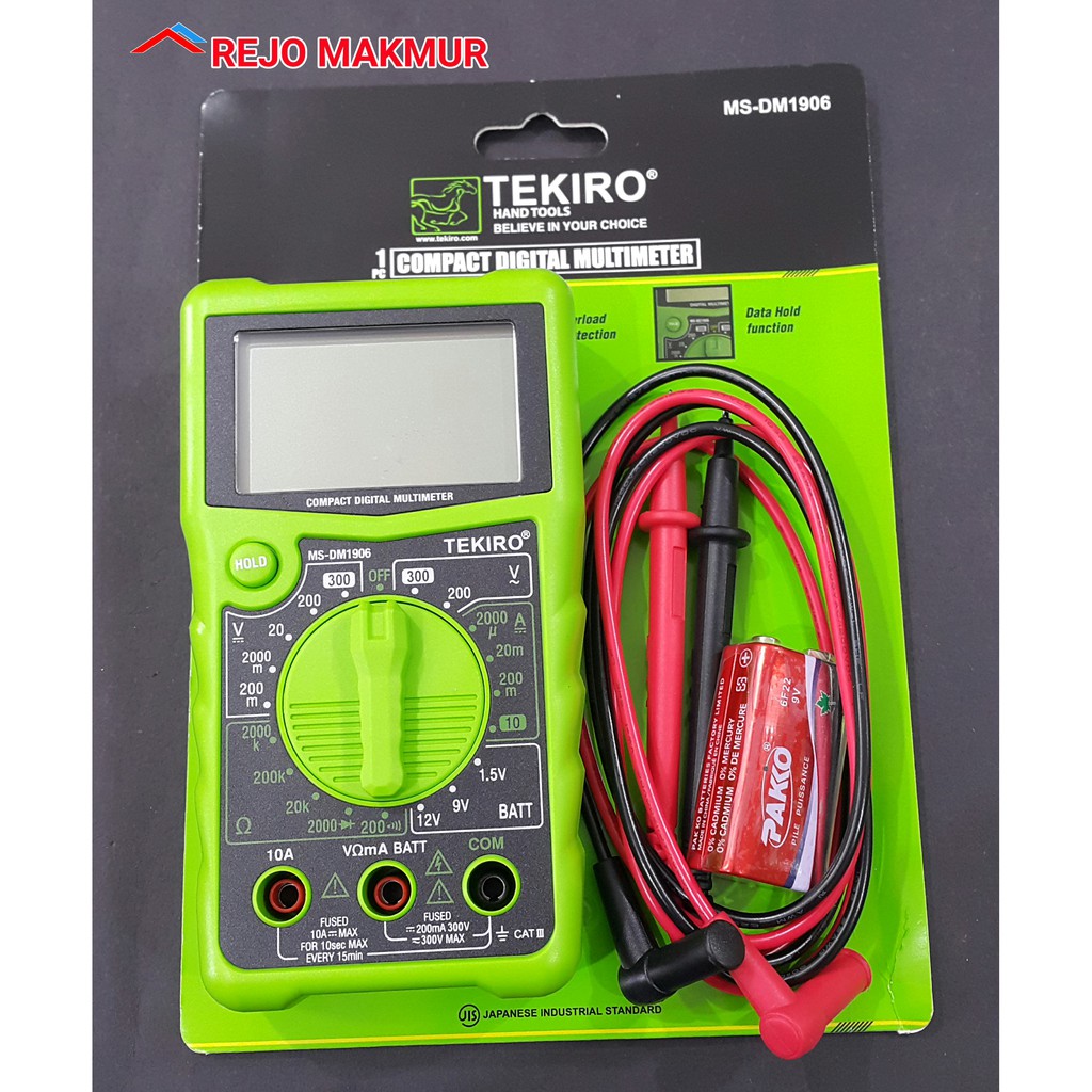 Jual Multimeter / Multitester Digital Tekiro | Shopee Indonesia