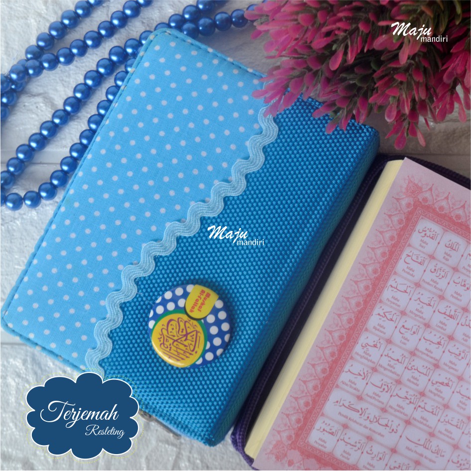 Jual Mushaf Al-fattah Alquran Pojok Terjemahan Resleting Kecil 20 Baris ...