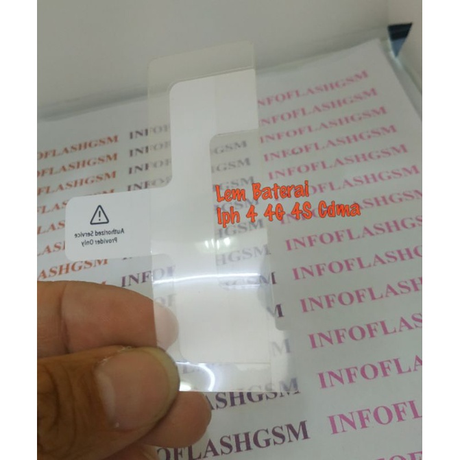 Jual Lem Baterai Glue Battery Sticker Adhesive Ip iph iphon 4 4G 4S ...
