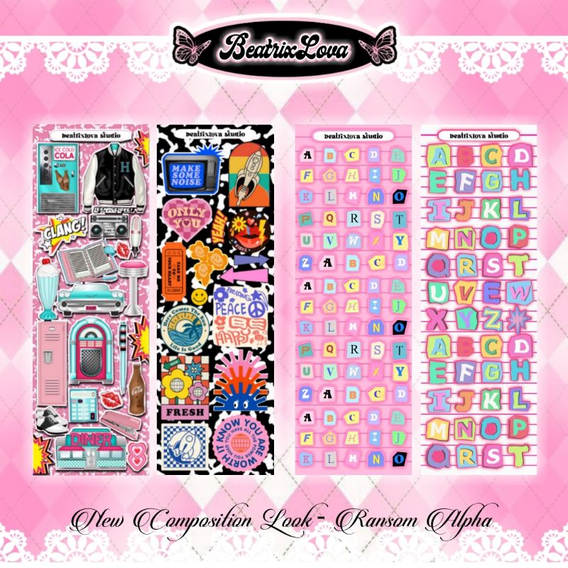 Jual [beatrixlova] SALE | Ransom Alphabet - New Composition Look ...