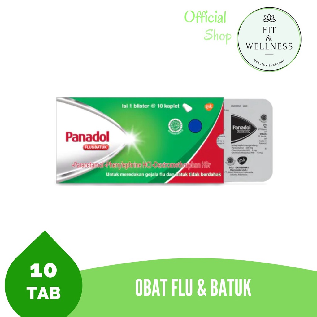 Jual Panadol Obat Demam Paracetamol 500mg 10Tab | Shopee Indonesia