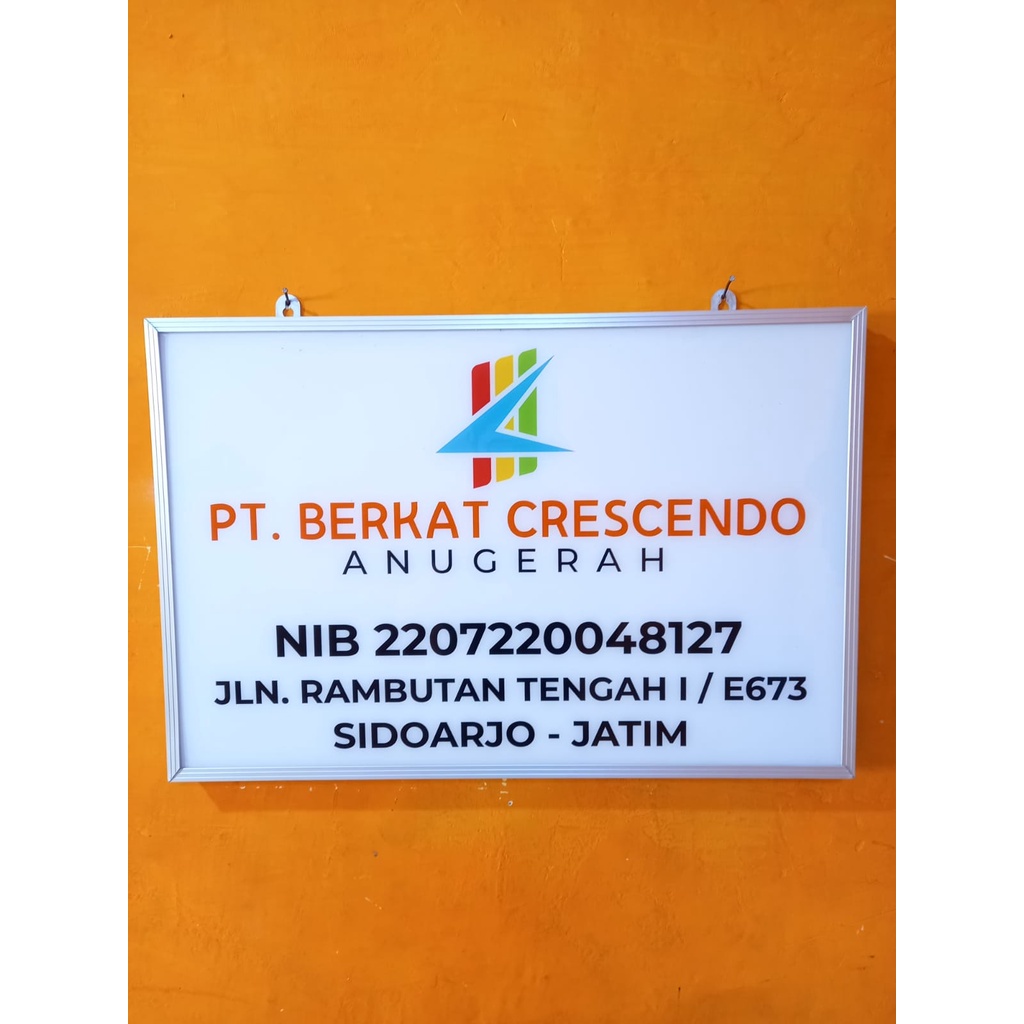 Jual Jual Papan Nama Perusahaan Papan Nama Akrilik Papan Nama Gantung ...