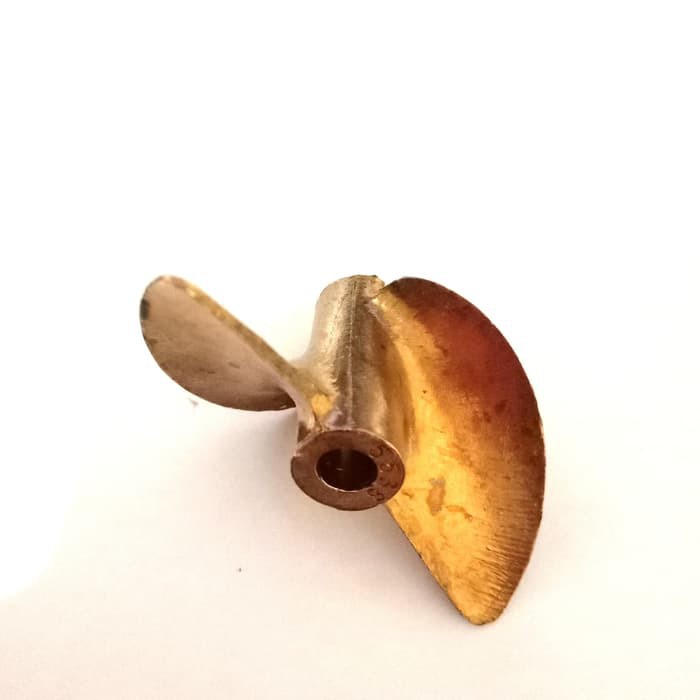 Jual Kipas kapal Rc Boat Propeller 5538 Copper 38mm x 4mm 2Blade ...