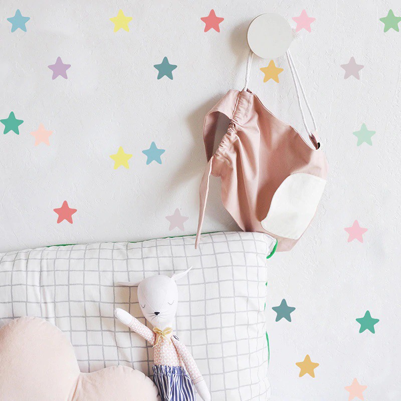 Jual HDK Wall sticker star aesthetic stiker kamar dekorasi kamar tidur ...