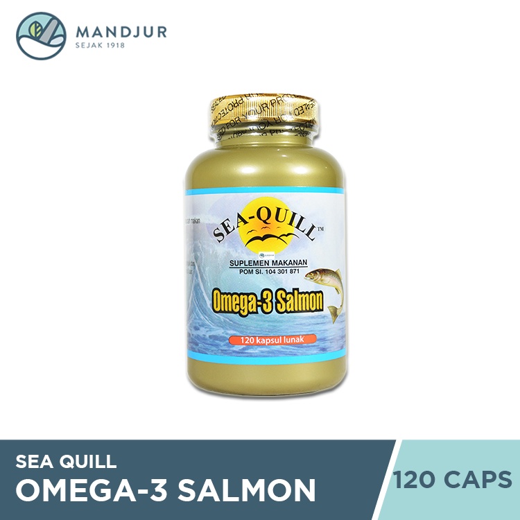 Jual Sea Quill Omega-3 Salmon (Isi 120 Softgels) | Shopee Indonesia