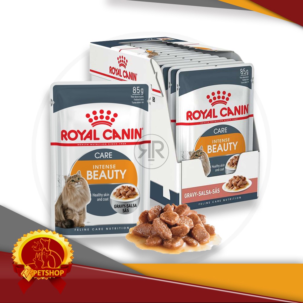Jual Cat Food / Makanan Kucing Royal Canin Intense Beauty pouch 85 gram ...
